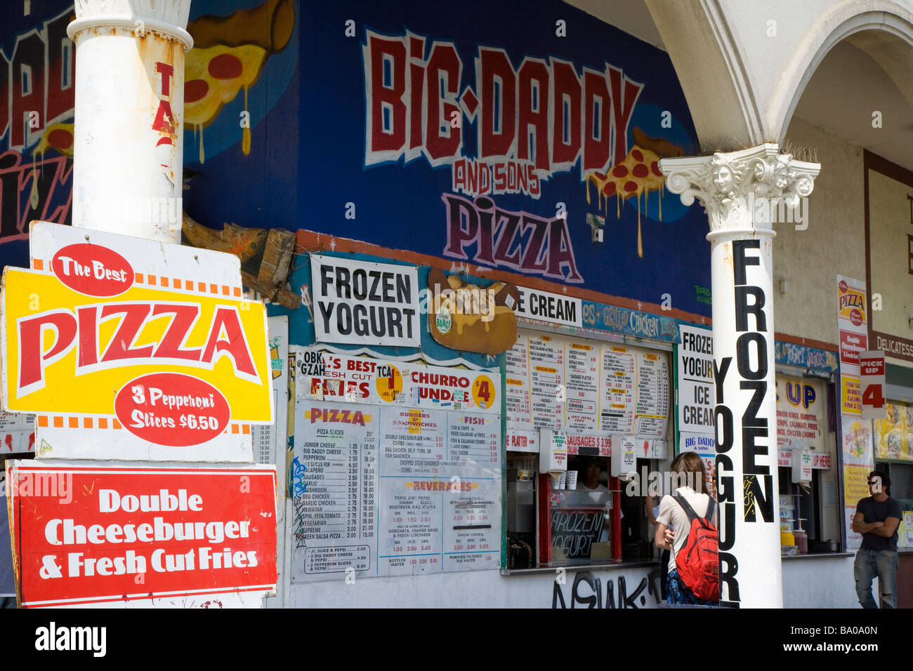 Pizza store Venice Los Angeles California USA Stock Photo - Alamy