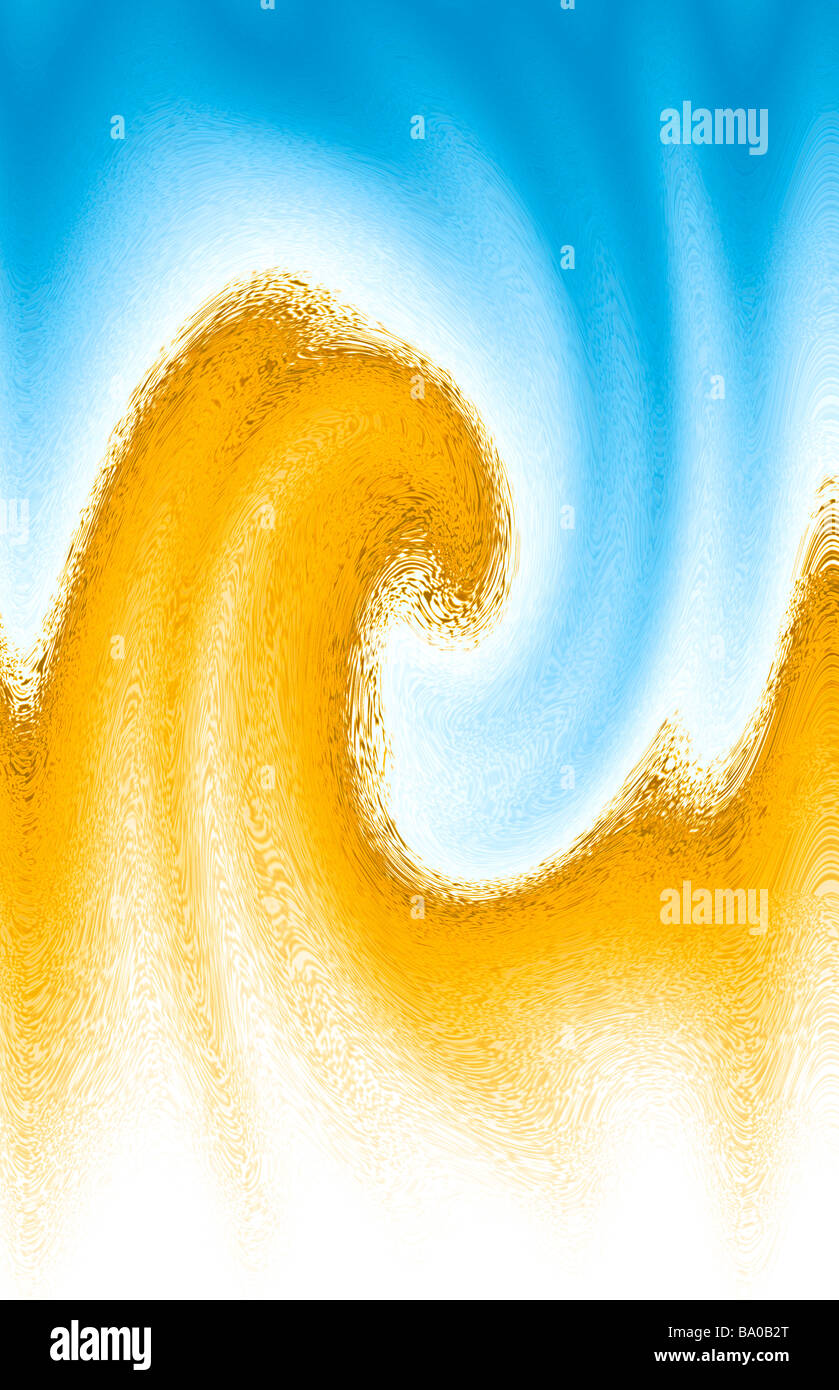 Wave yellow hi-res stock photography and images - Alamy