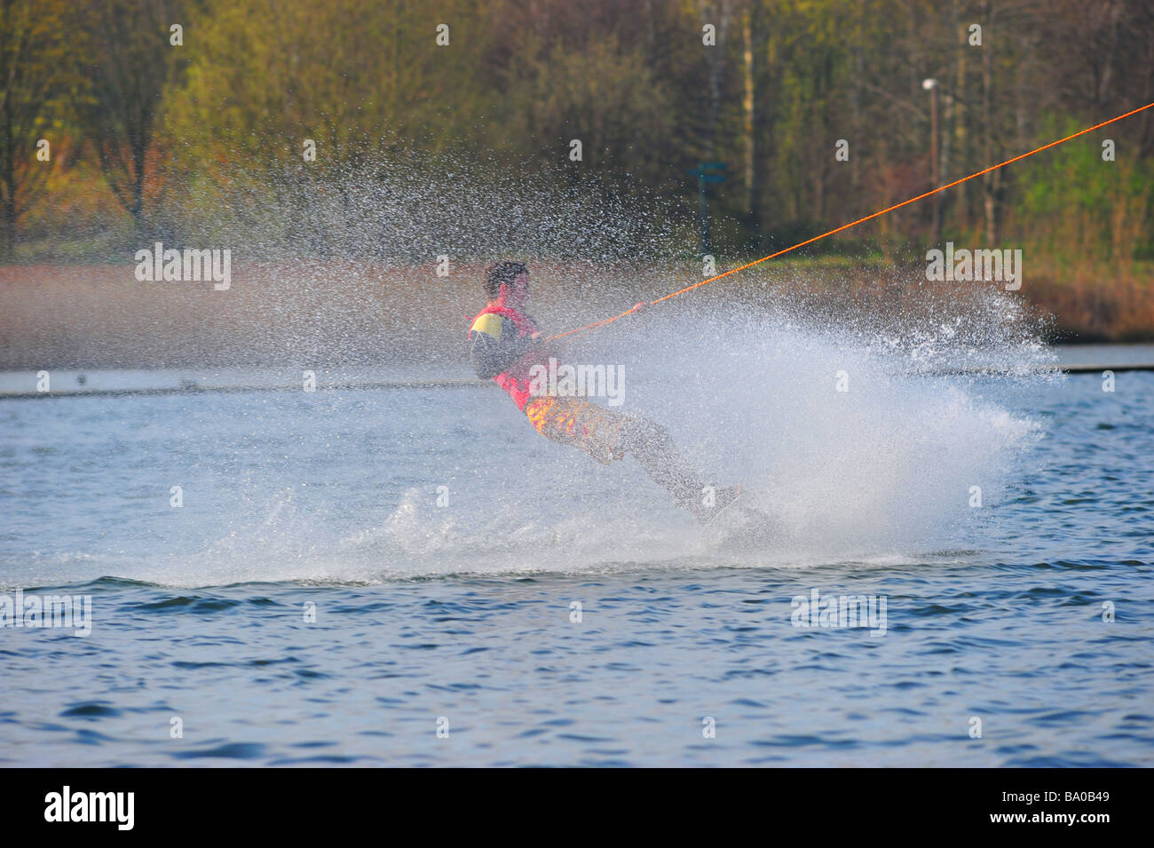 Water Ski, Wake Boarding Stock Photo - Alamy