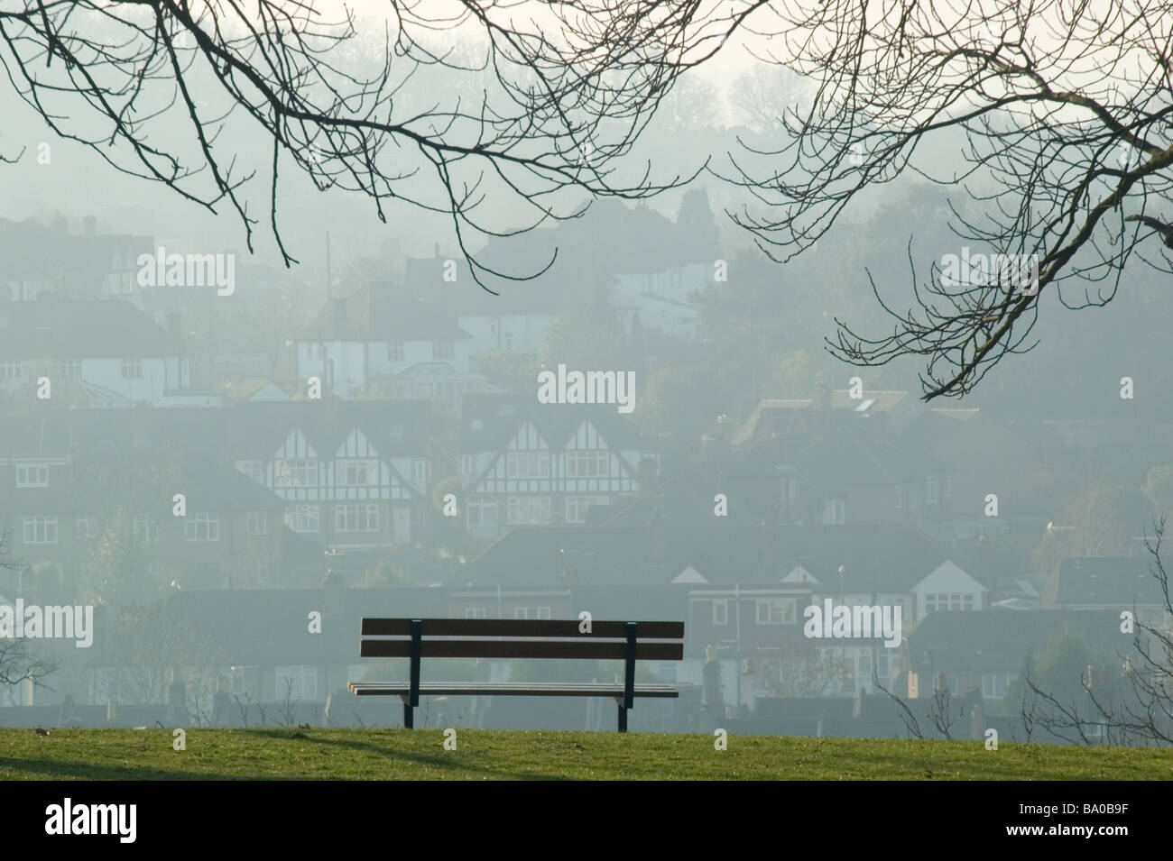 Shortlands from Martin's Hill, Bromley, Kent, England Stock Photo - Alamy