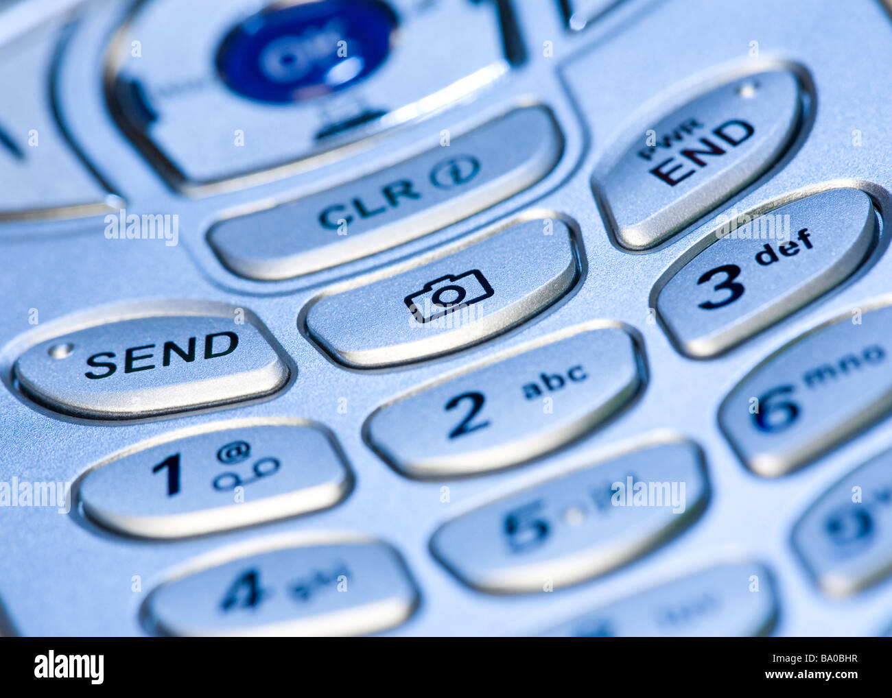 Retro mobile phone keypad closeup Stock Photo - Alamy
