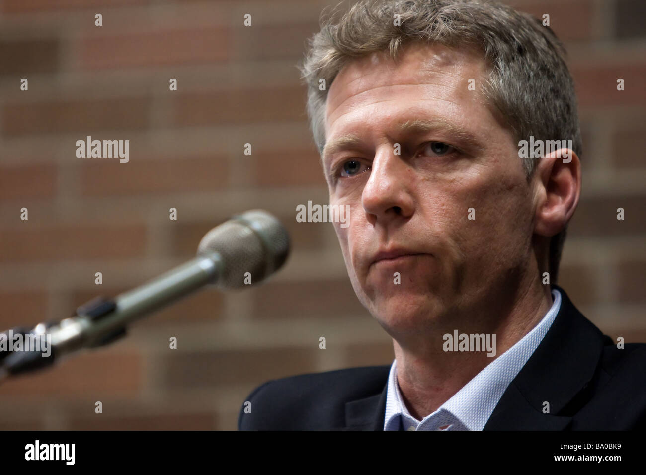 Dr. James Orbinski looks on during his lecture at a conference at York ...