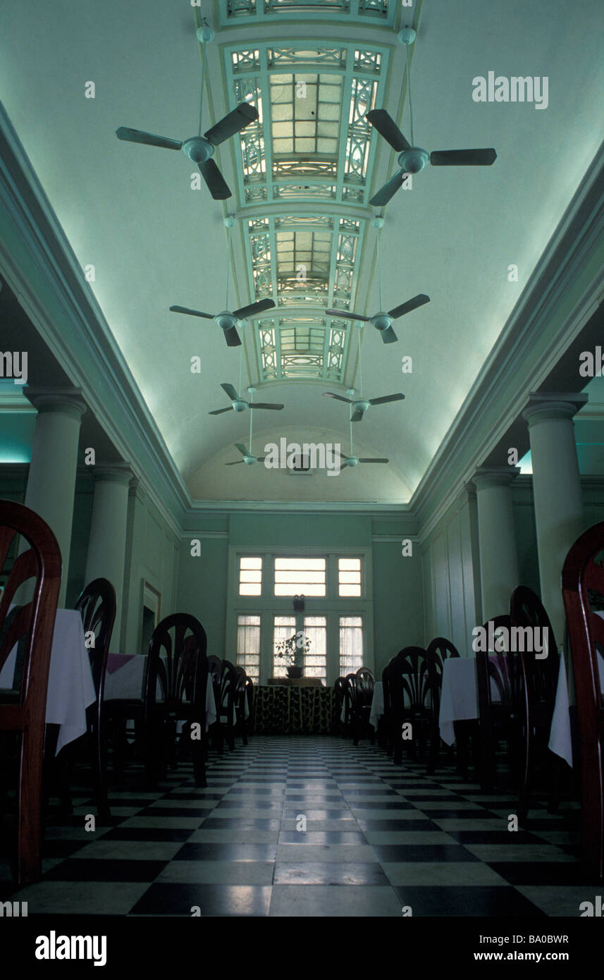 Dining Room of the Strand Hotel Rangoon 1988 Stock Photo - Alamy