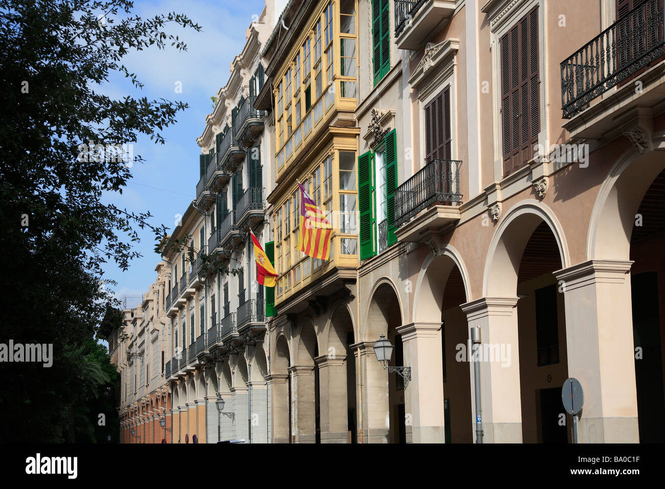 Stonework Building Architecture Palma City Mallorca Majorca Island ...