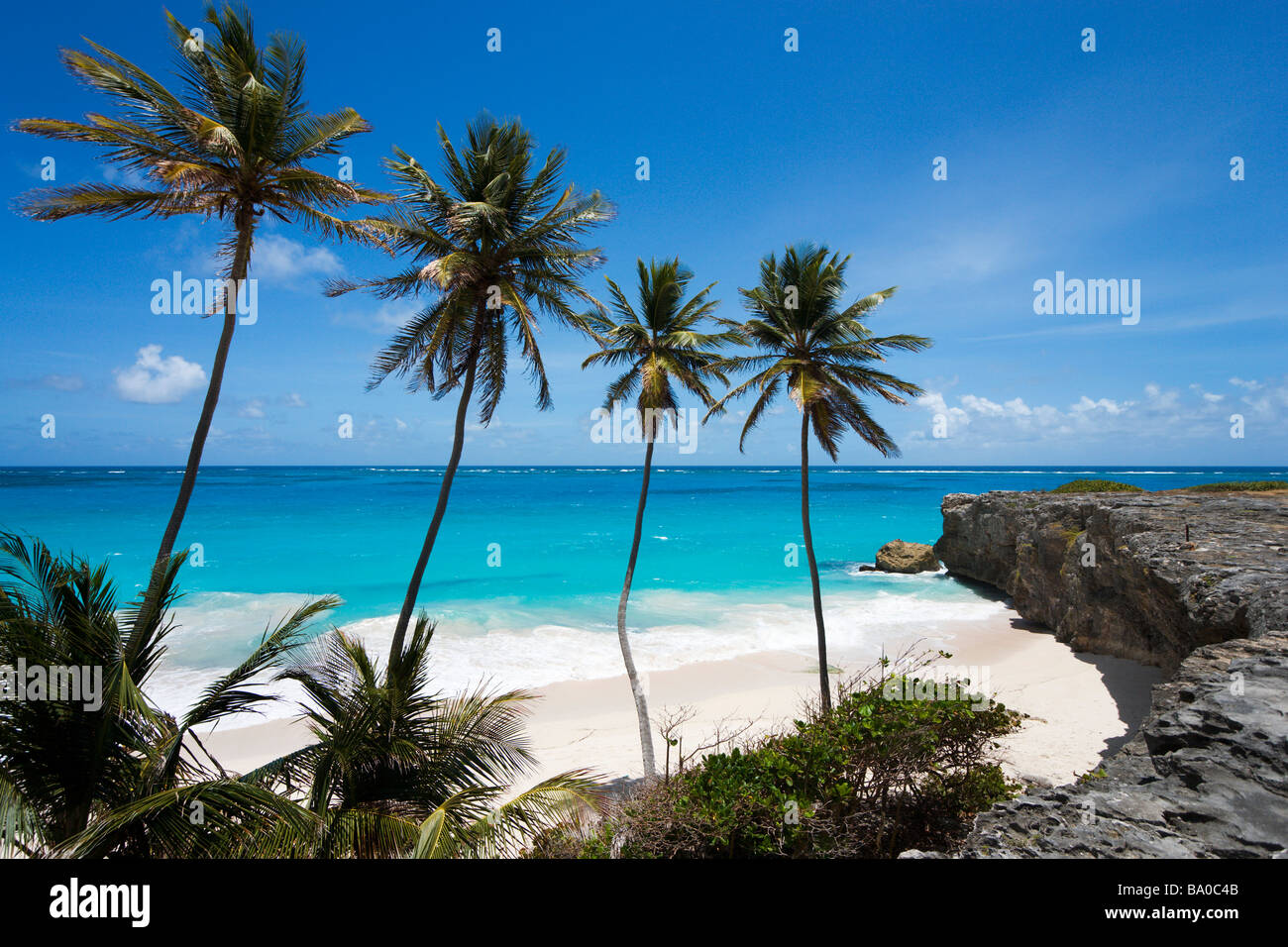 Bottom Bay on the South East Coast, Barbados, Lesser Antilles, West ...
