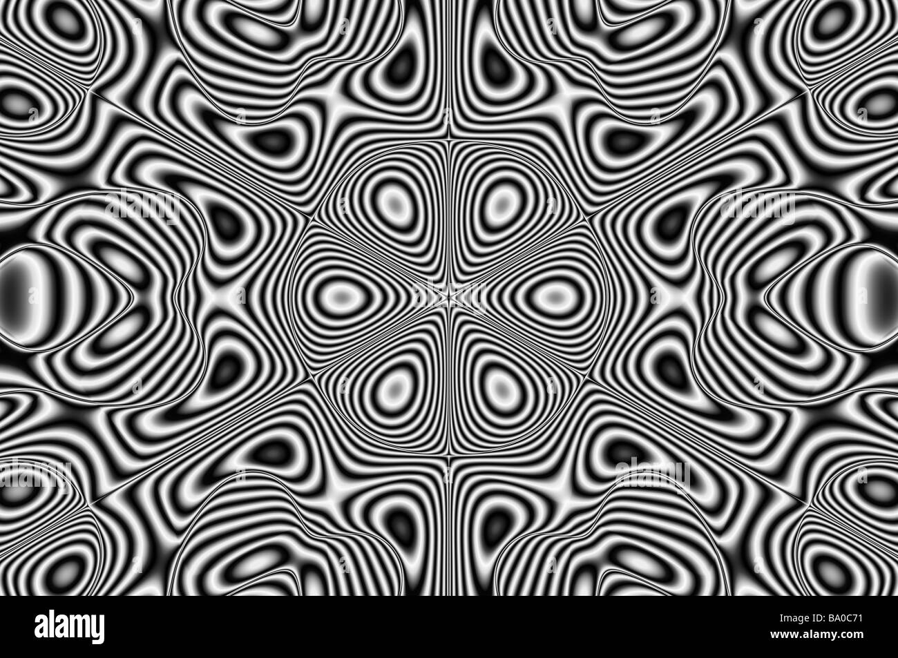 oscillating chaos - pattern - ornament Stock Photo - Alamy