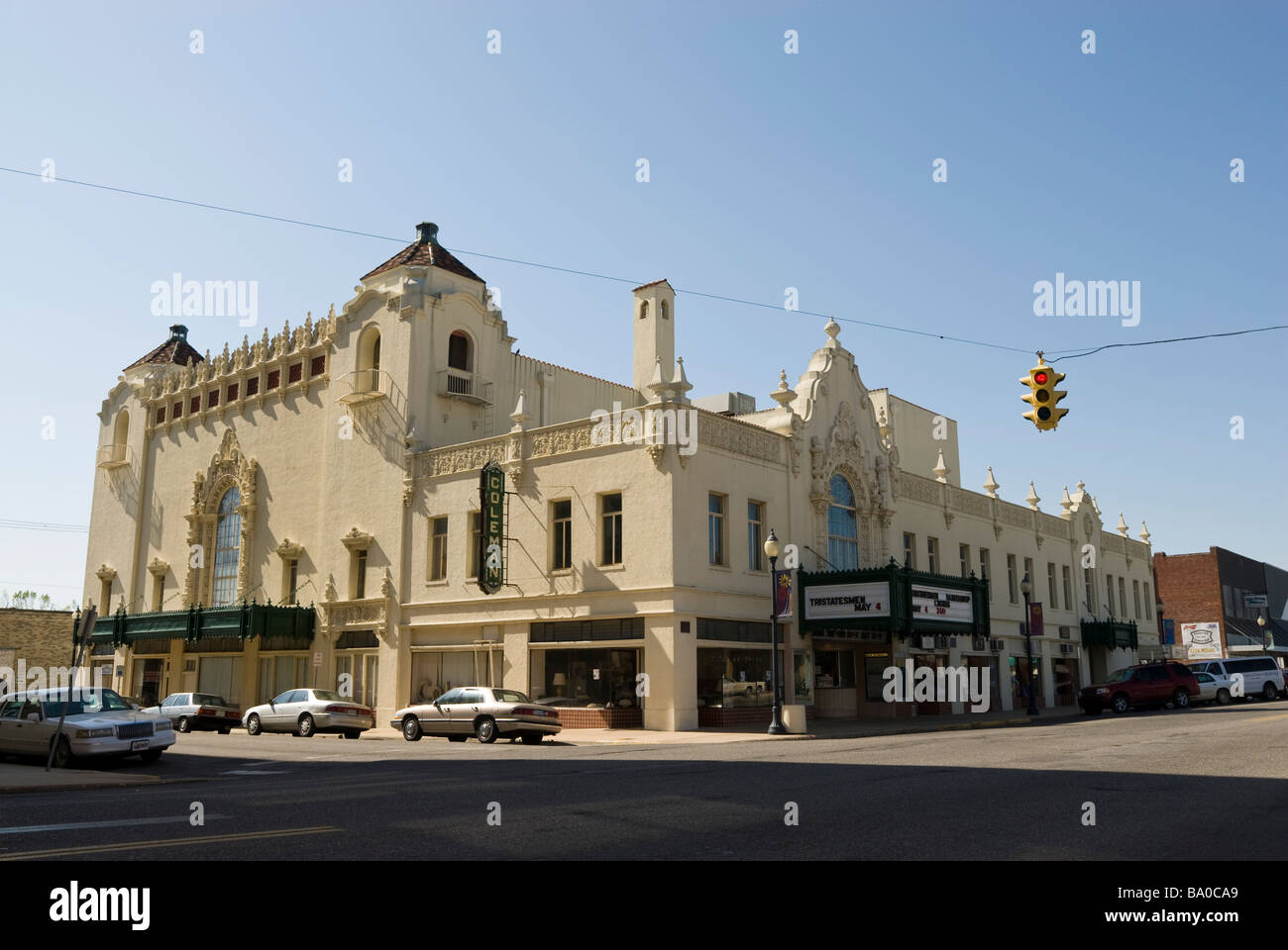 The Coleman Theatre in Miami, Oklahoma Stock Photo - Alamy