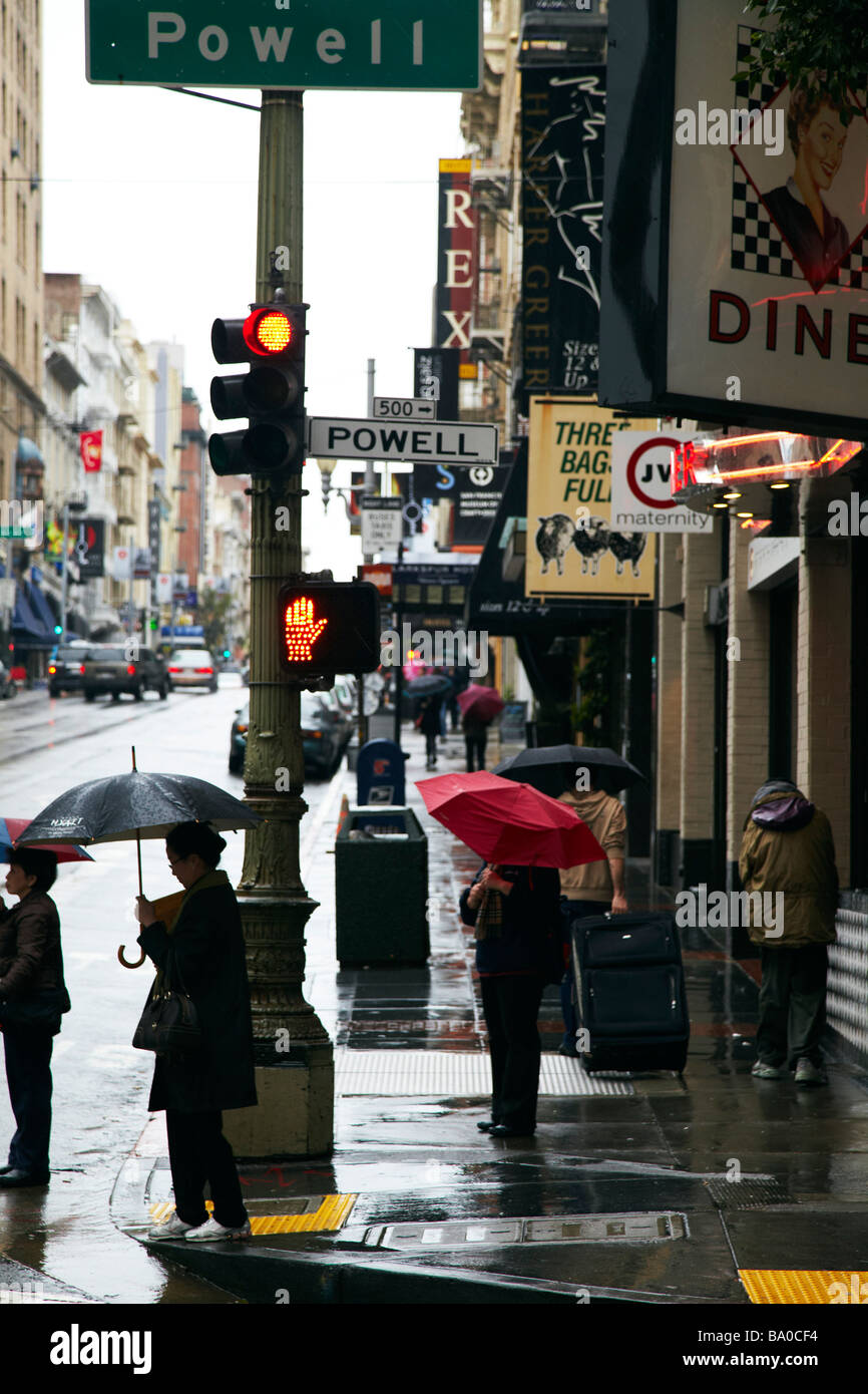 Powell street, Chinatown, San Francisco Stock Photo - Alamy