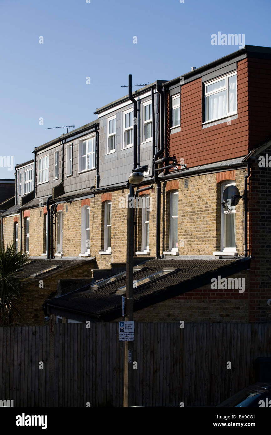 Dormer roof extension additions / dormers / dormas / dorma roofs Stock ...