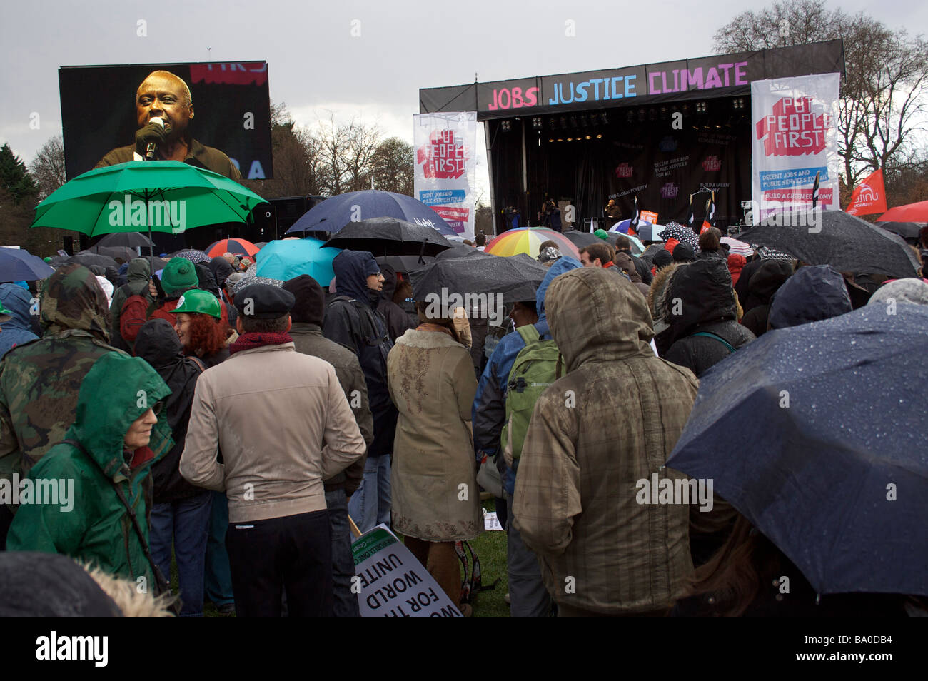 Put people first rally Stock Photo - Alamy Put people first rally Stock Photo - Alamy