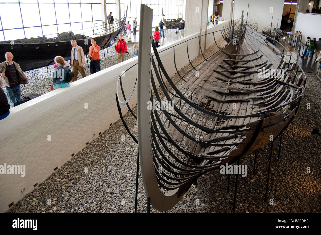 Skuldelev 1 in the Viking Ship Museum Stock Photo - Alamy