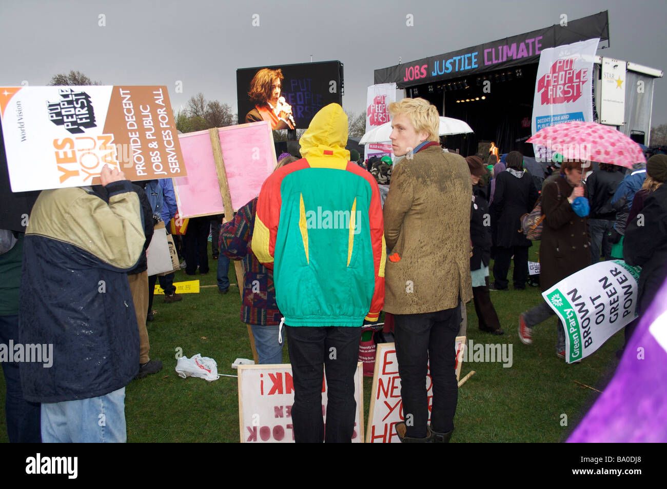 Put people first rally Stock Photo - Alamy Put people first rally Stock Photo - Alamy