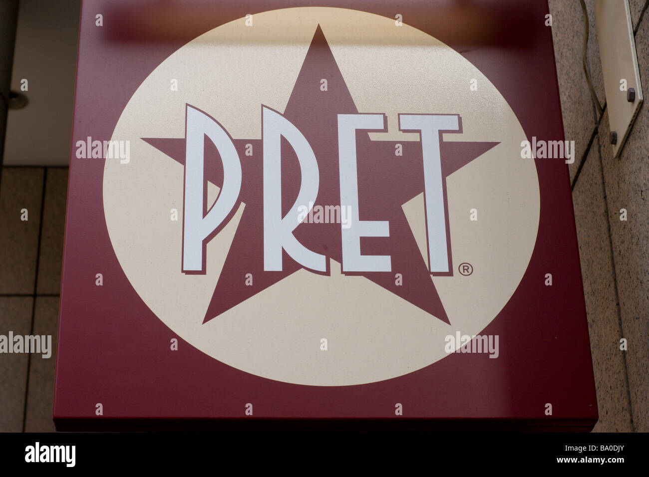 Pret a Manger sign Stock Photo - Alamy