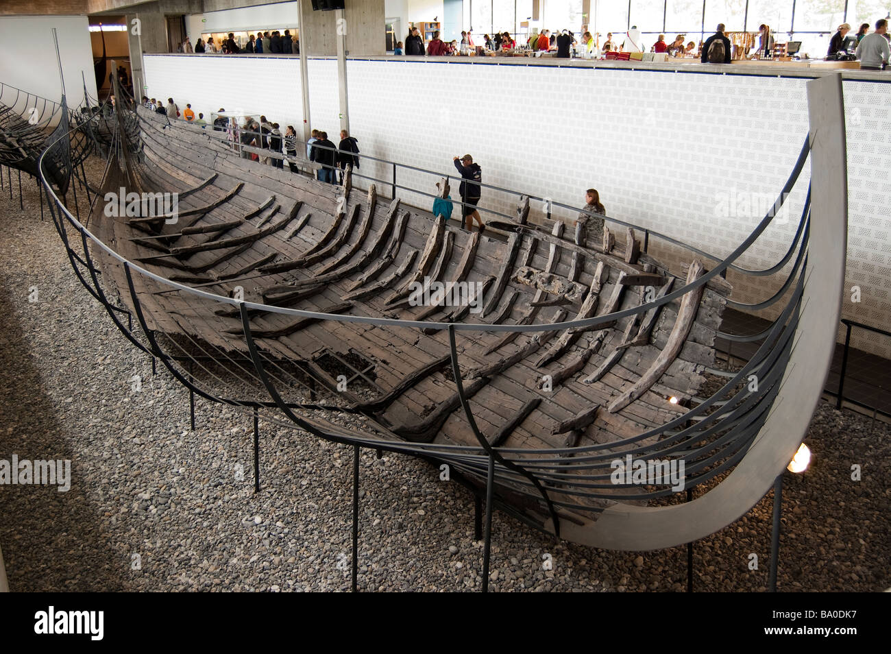 Skuldelev 1 in the Viking Ship Museum Stock Photo - Alamy