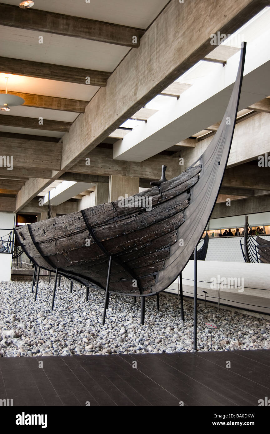 Skuldelev 3 in the Viking Ship Museum Stock Photo - Alamy