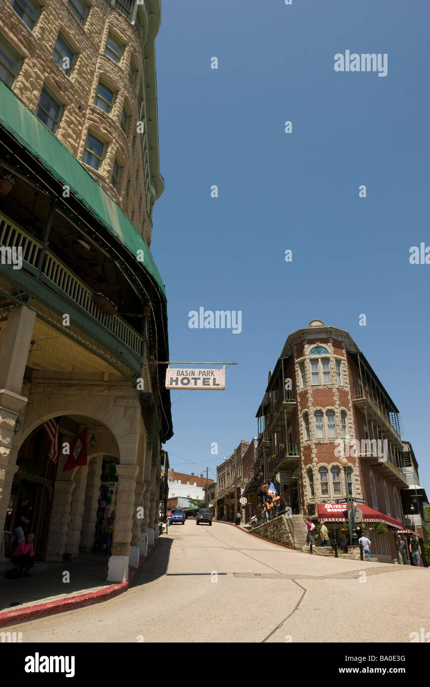 The historic brick and stone architecture of Eureka Springs, Arkansas ...
