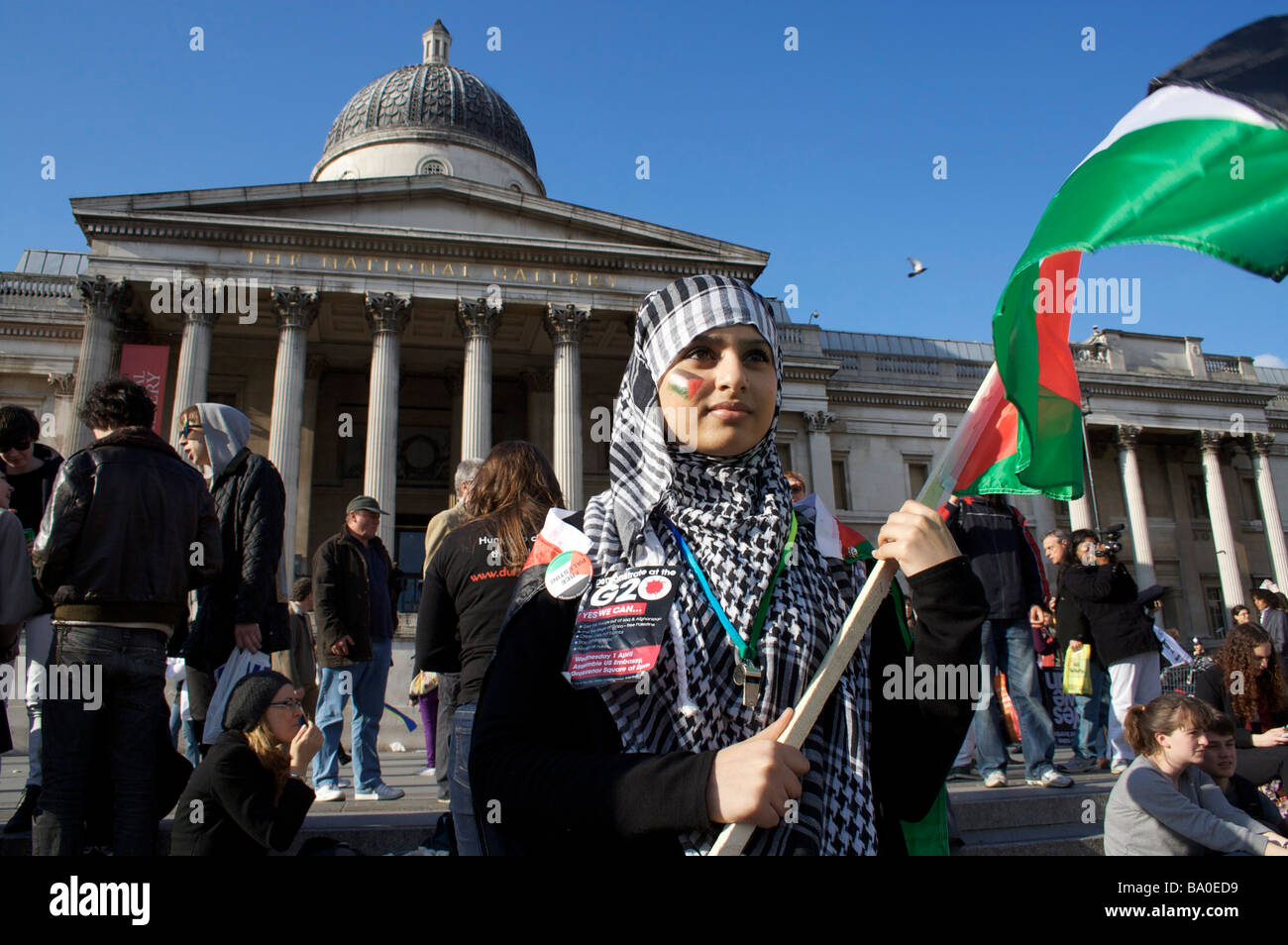 Rally trafalgar square hi-res stock photography and images - Alamy