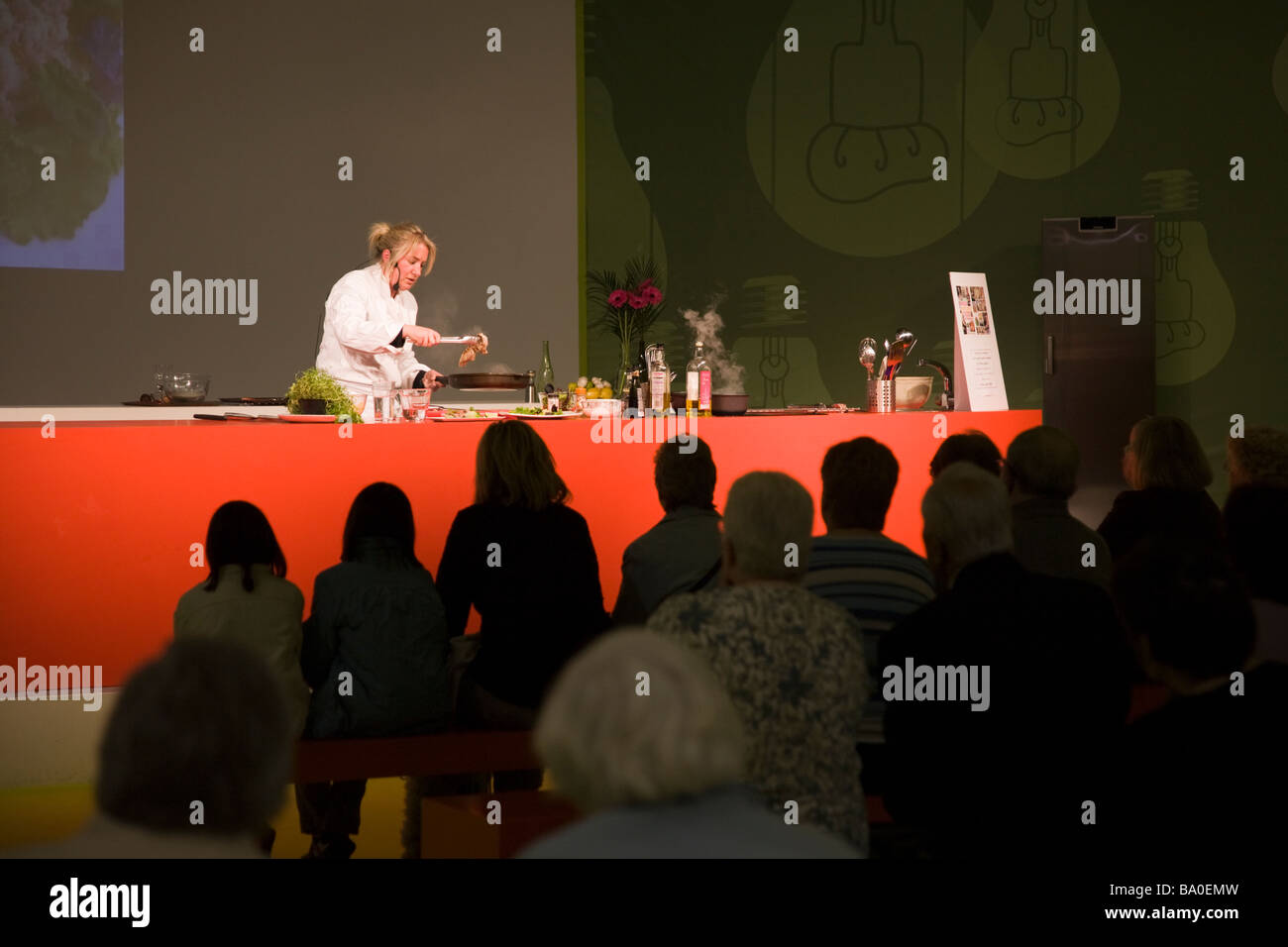 Chefs kitchen demonstration at The Ideal Home Show Exhibition, Earls ...