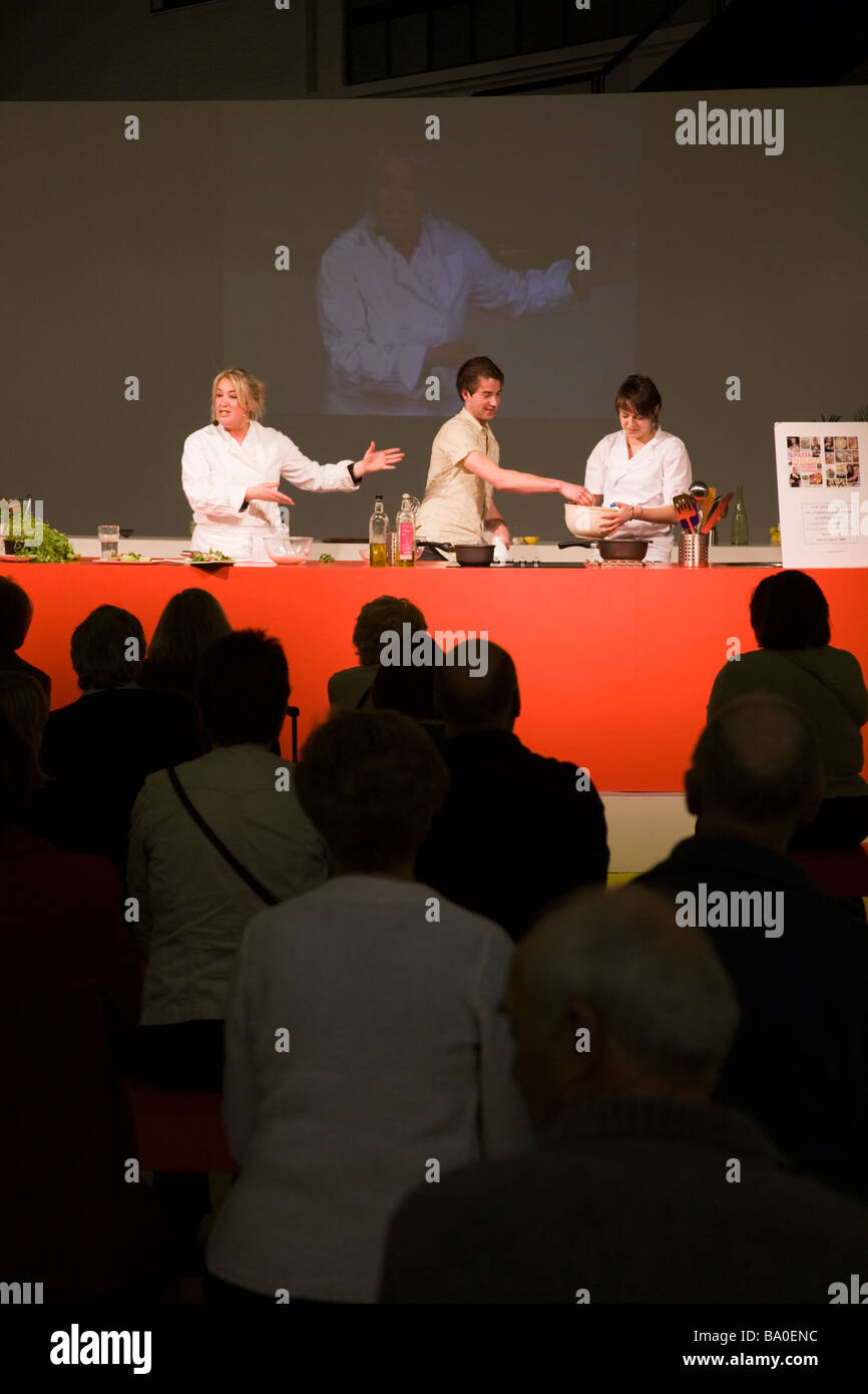 Chefs kitchen demonstration at The Ideal Home Show Exhibition, Earls ...