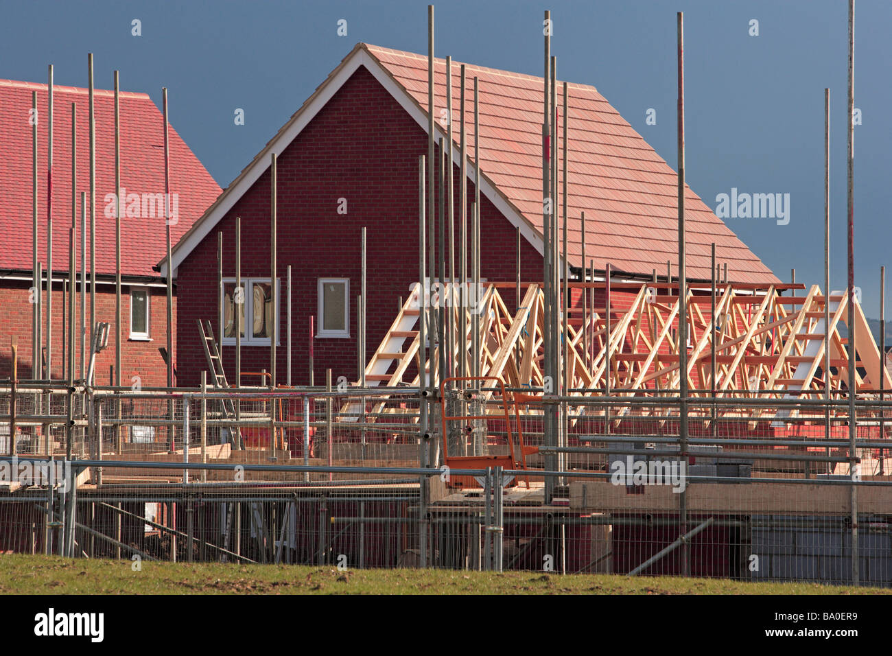 New housing construction UK Stock Photo - Alamy