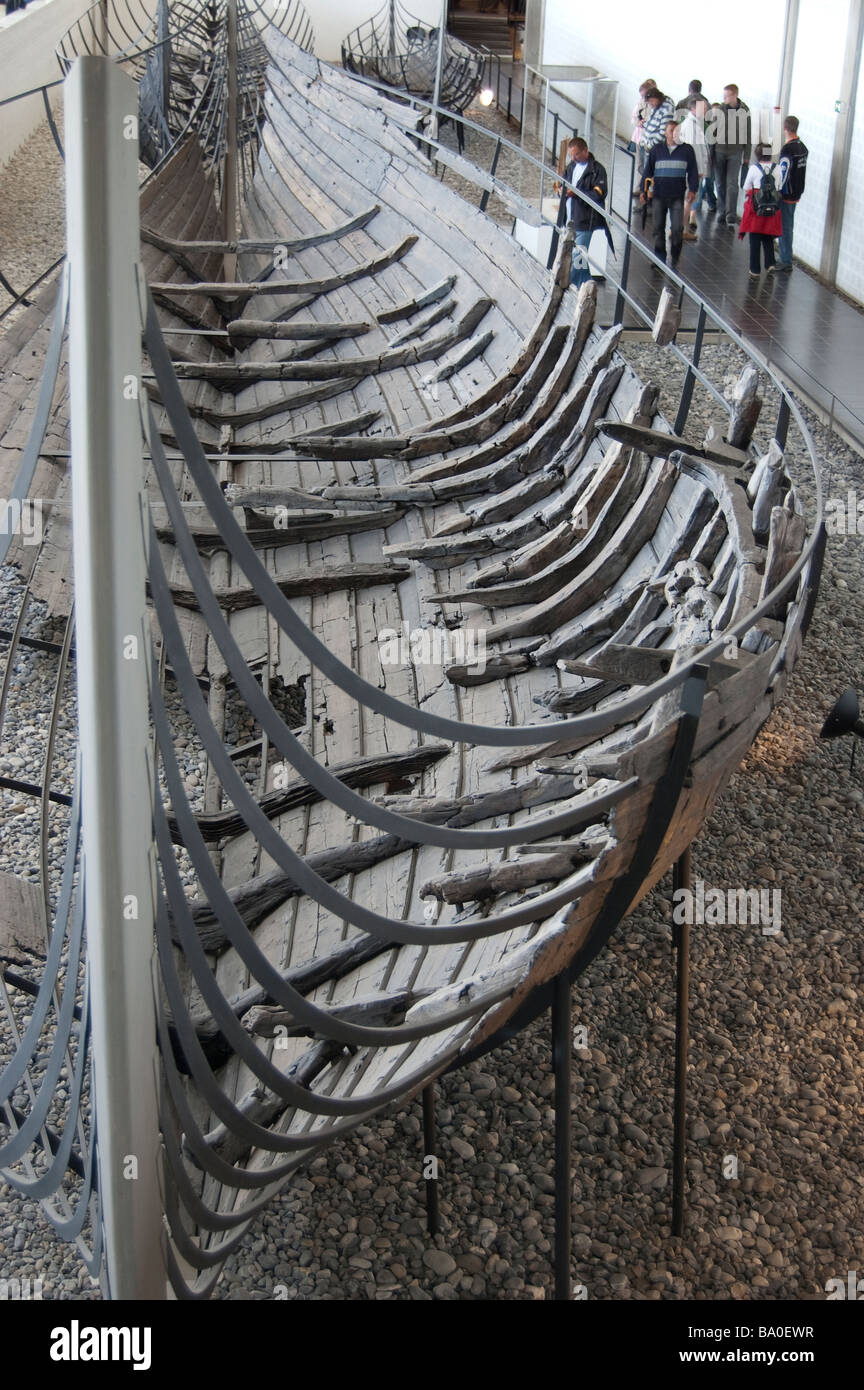 Skuldelev 1 in the Viking Ship Museum Stock Photo - Alamy