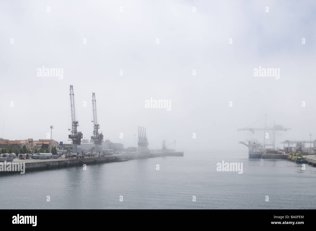 Sea Port of Leixoes, near Porto, Portugal Stock Photo - Alamy
