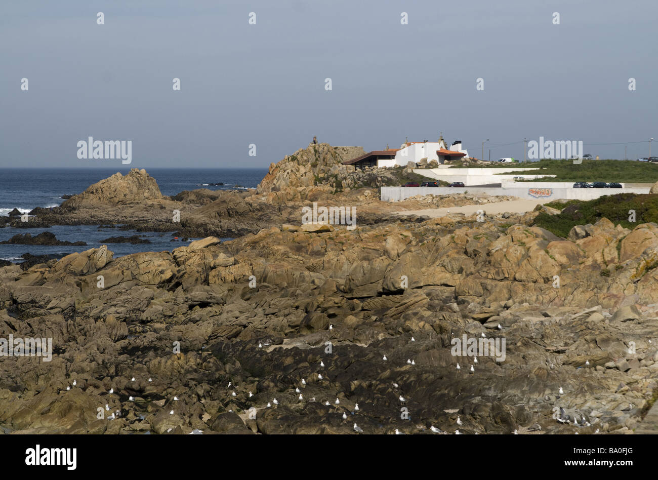 Boa Nova Tea House in Leça da Palmeira close to Porto, Portugal Stock ...