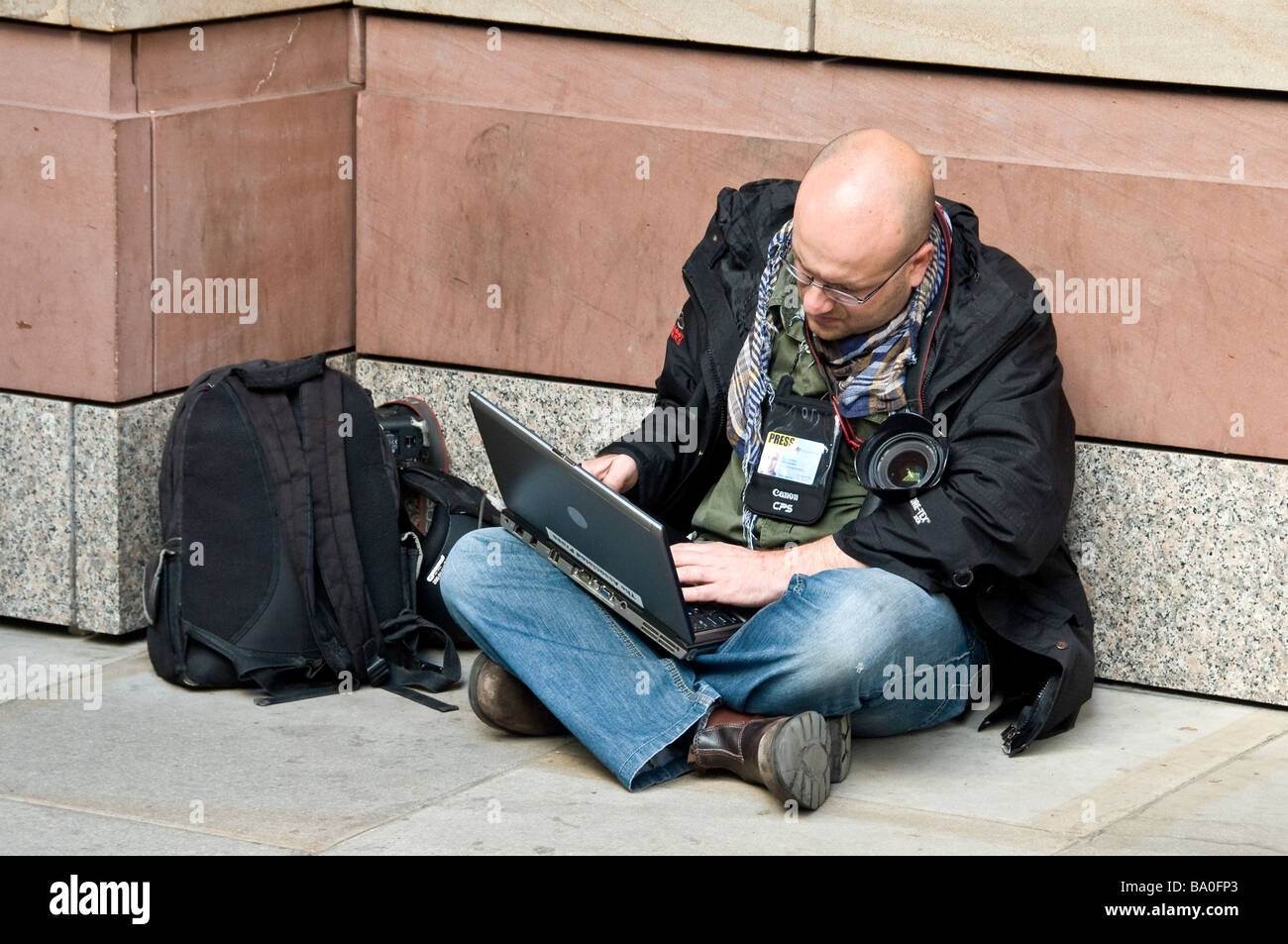 G20 Summit protests, London, England, UK Stock Photo - Alamy