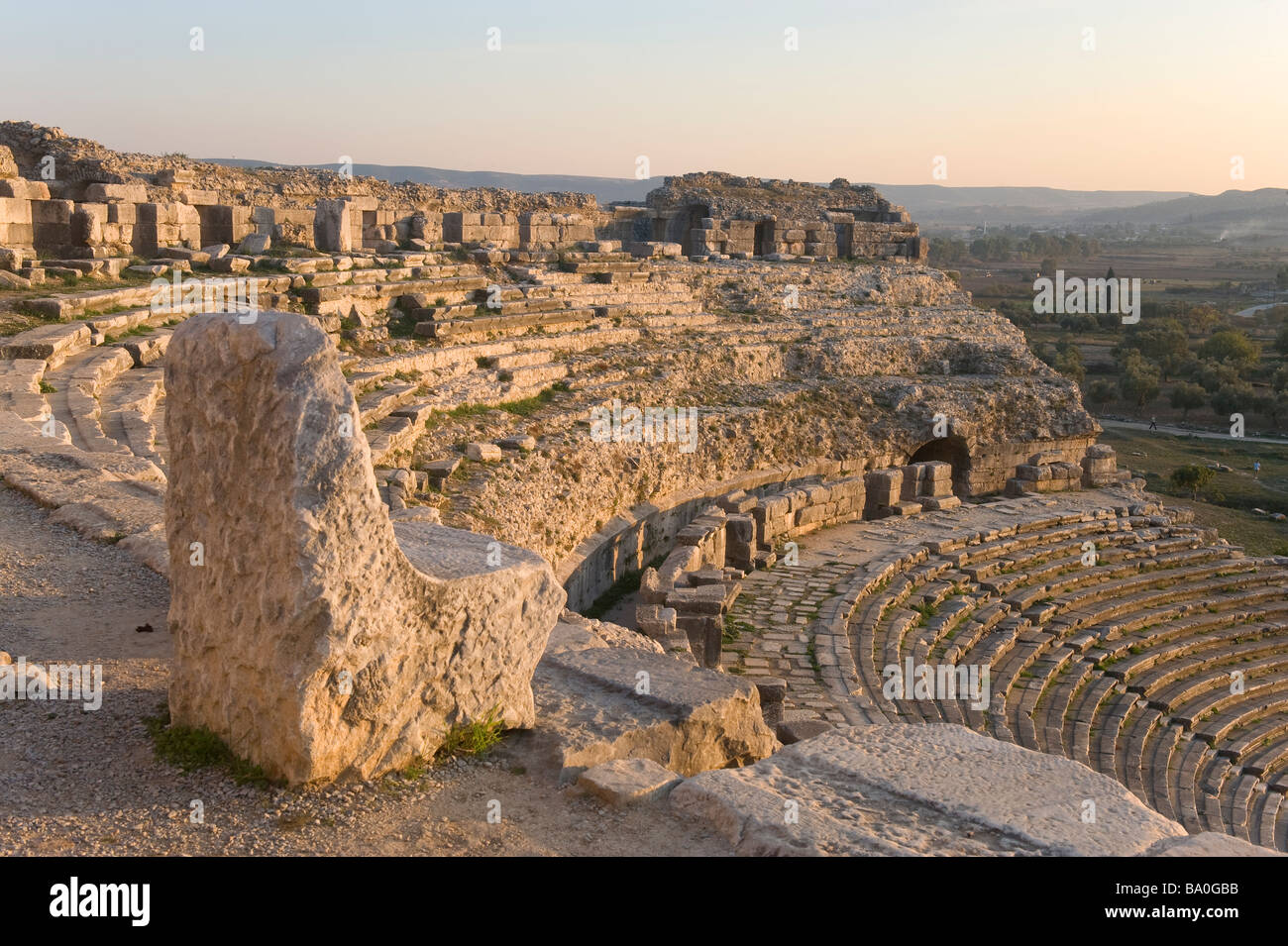 Greek amphitheatre archeological ruins hi-res stock photography and ...