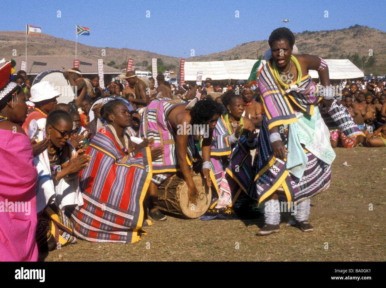 Zulu reed dance hi-res stock photography and images - Alamy