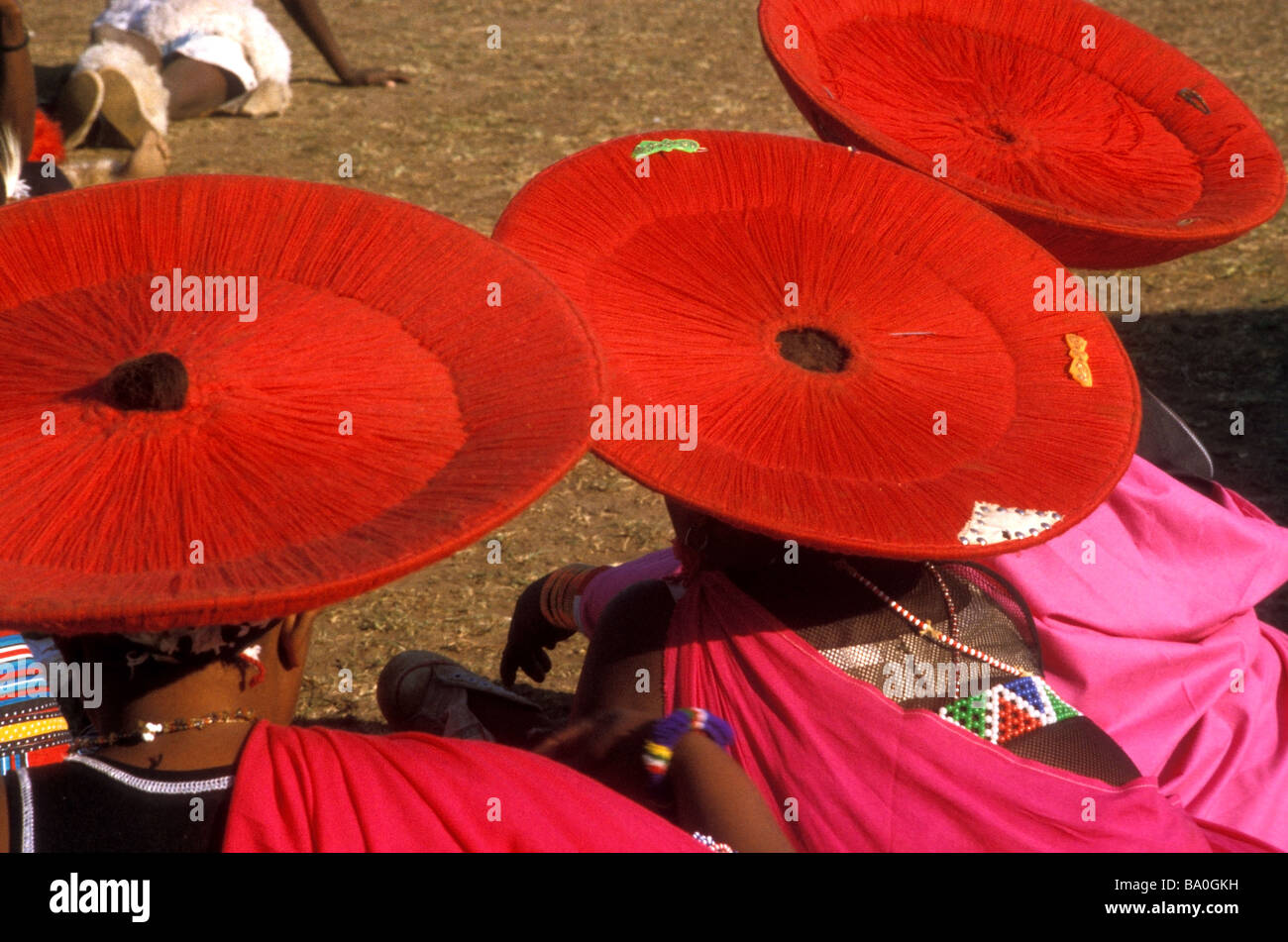 reed dance ceremonial participant kwa zulu natal south africa Stock ...