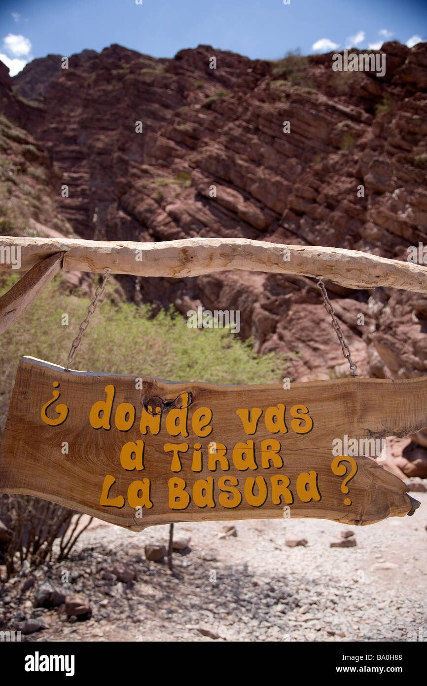 Spanish sign that reads "Where will you take your trash (garbage ...