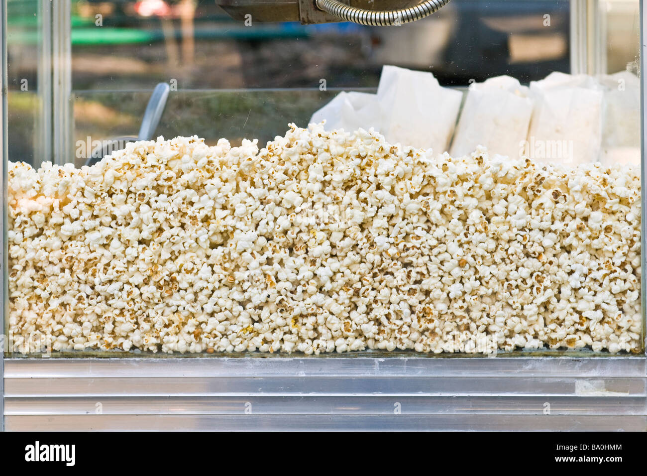 Amusement park pop corn Stock Photo - Alamy
