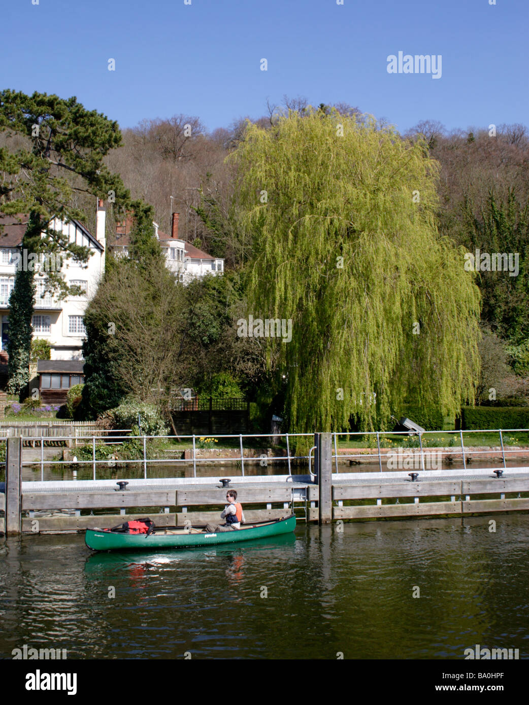Spring canoe hi-res stock photography and images - Alamy