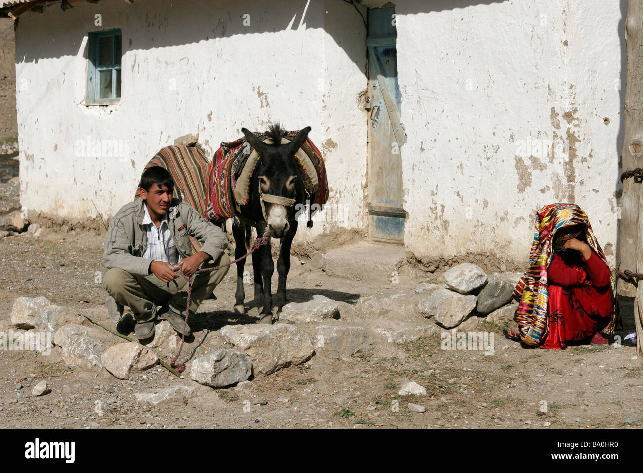 Tajik people village hi-res stock photography and images - Alamy