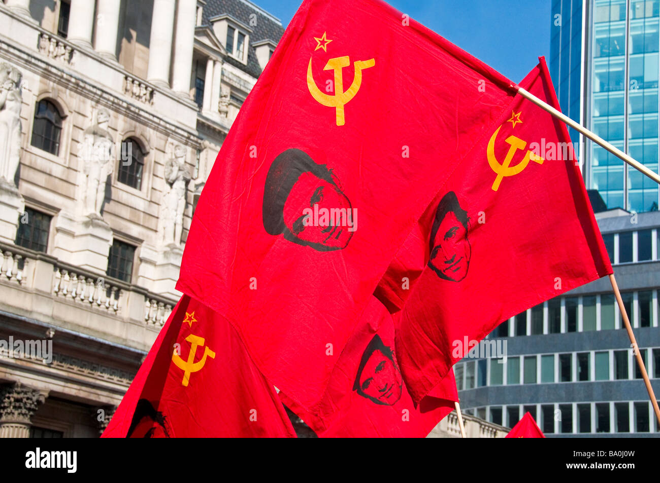 Communist flags hi-res stock photography and images - Alamy