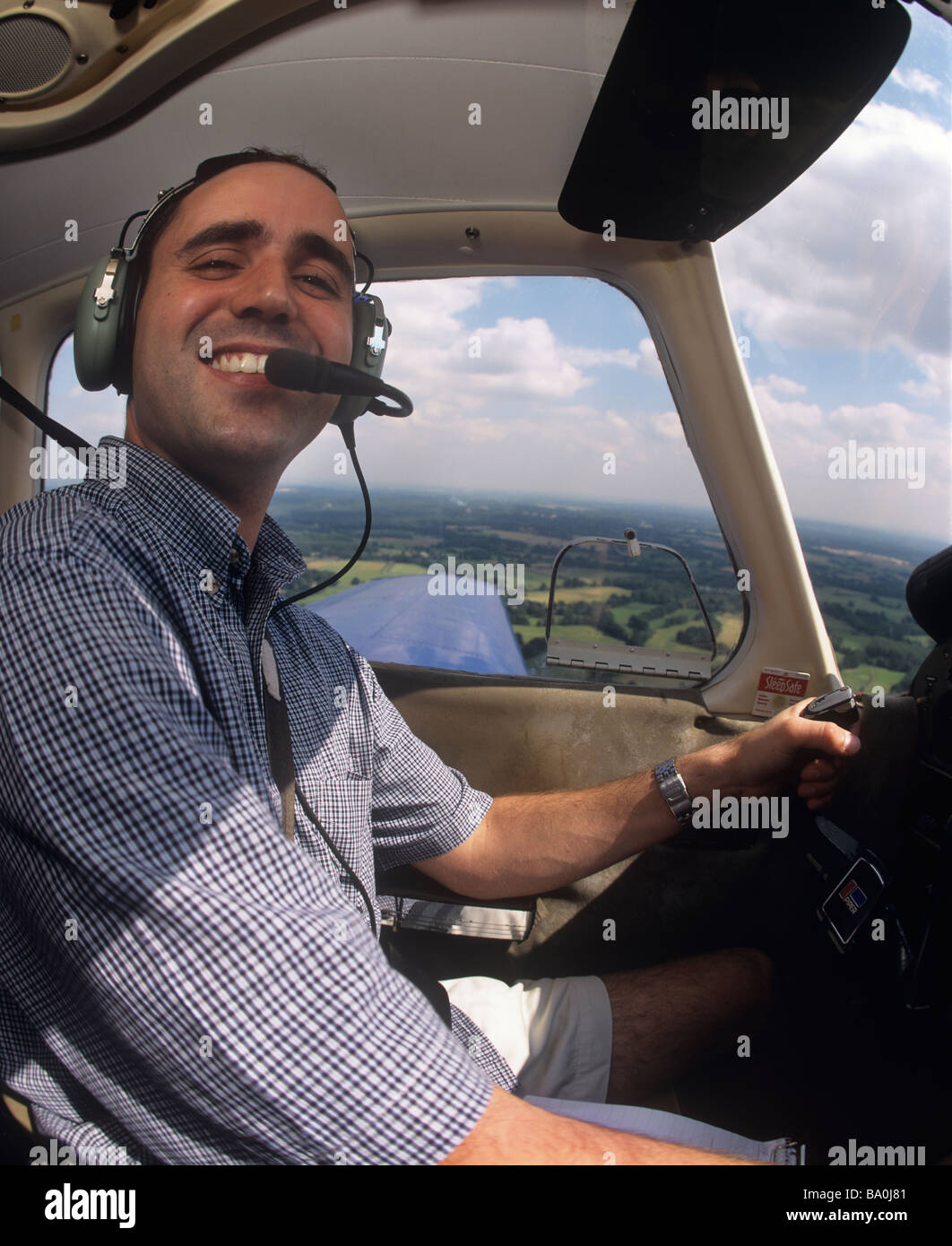 Private pilot in cessna hi-res stock photography and images - Alamy