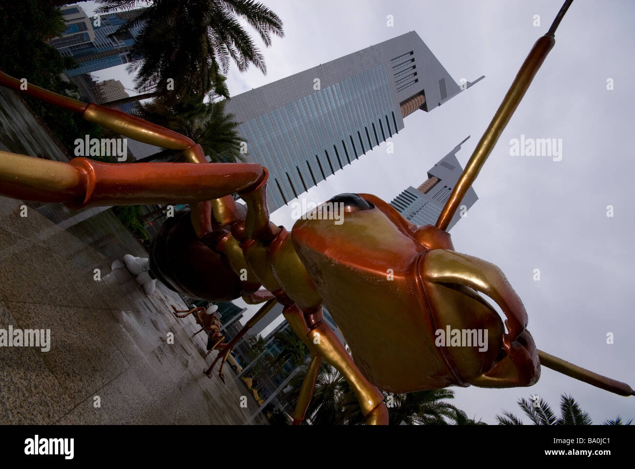 Ant sculptures at Emirates Towers Dubai Stock Photo - Alamy