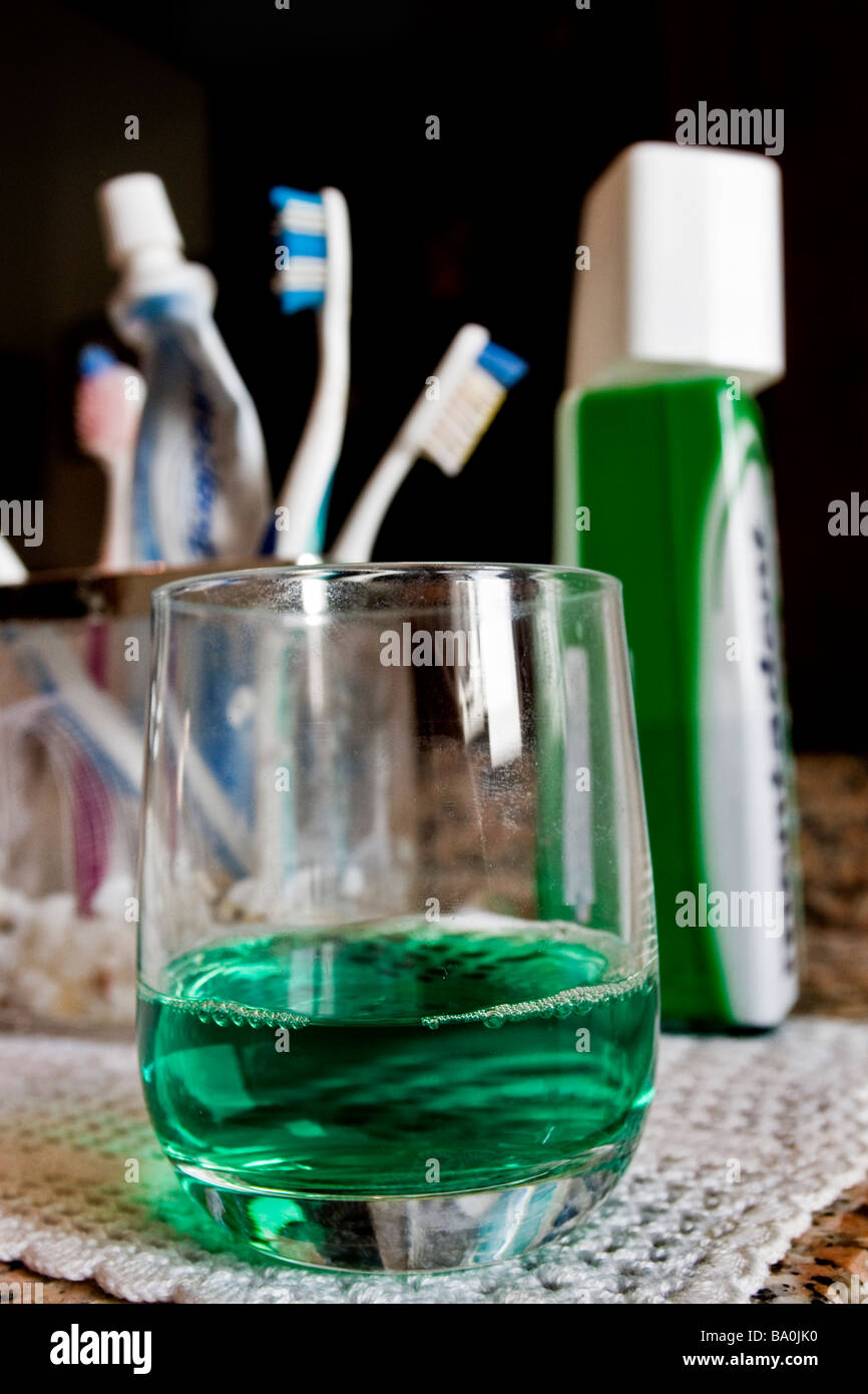 Mint mouthwash hi-res stock photography and images - Alamy