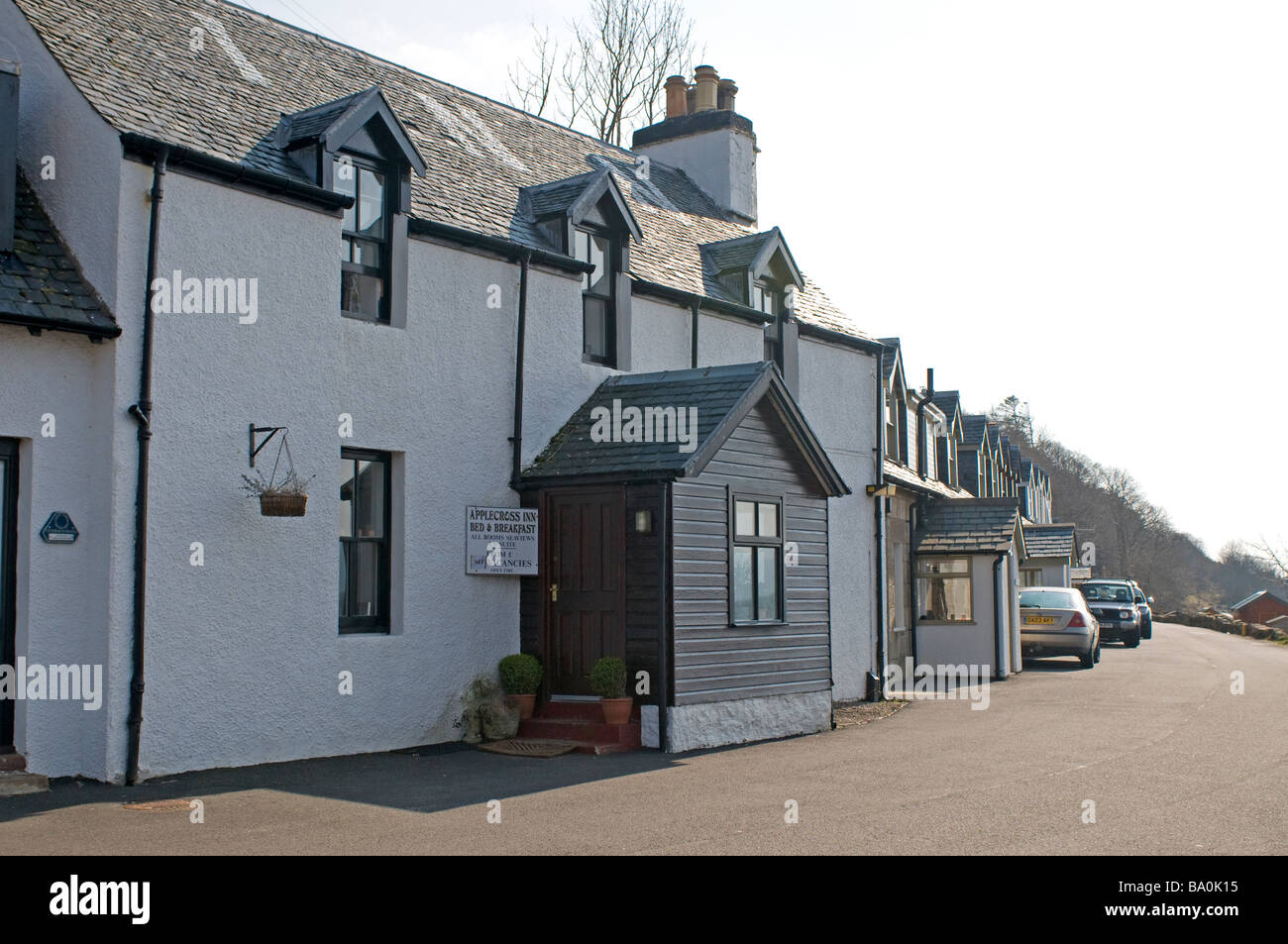 The Applecross Inn and Hotel on the Ross-shire Scottish west coast ...