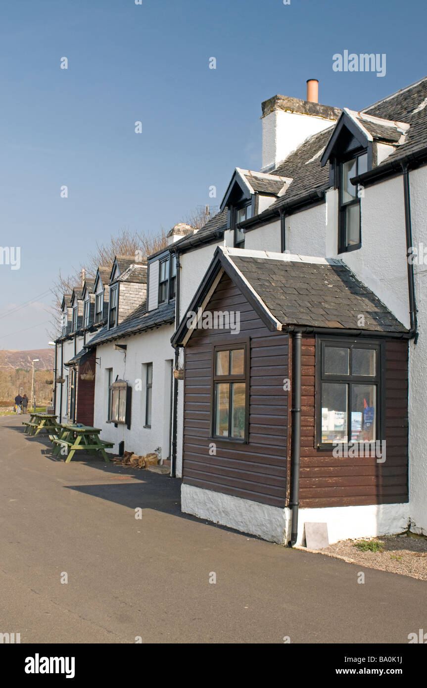 The Applecross Inn and Hotel on the Ross-shire Scottish west coast ...