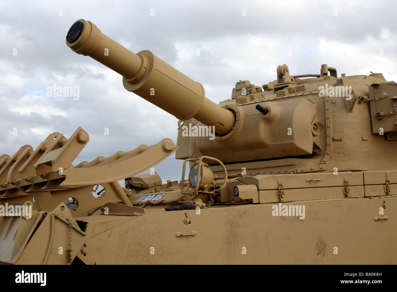 Close-up of a tank at the Imperial War Museum Duxford Stock Photo - Alamy