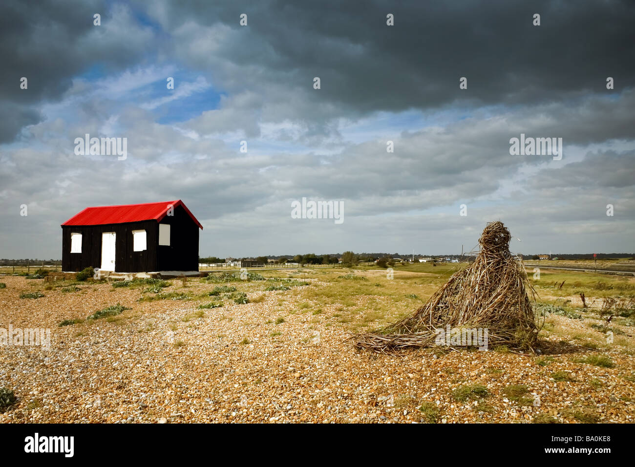 Red and black corrugated metal hut hi-res stock photography and images ...