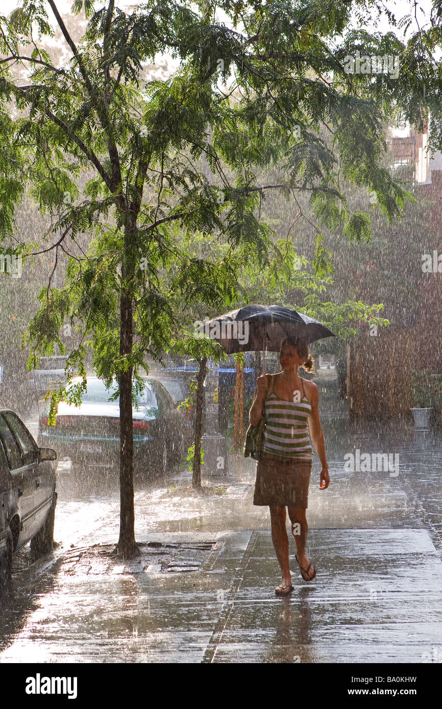 Soaking wet woman rain hi-res stock photography and images - Alamy