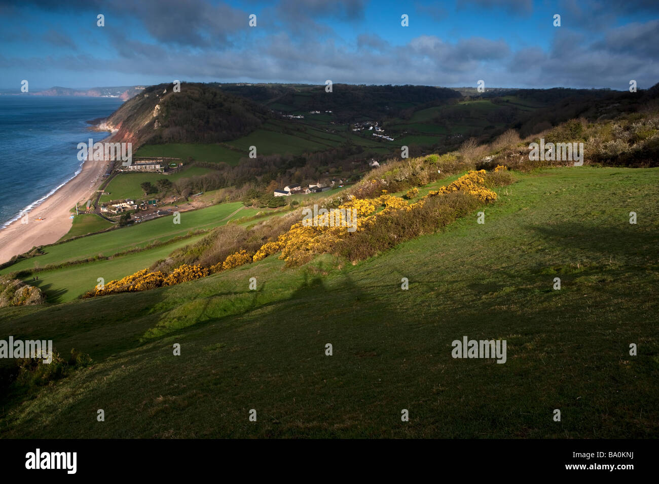 Jurassic coast branscombe beach south hi-res stock photography and ...