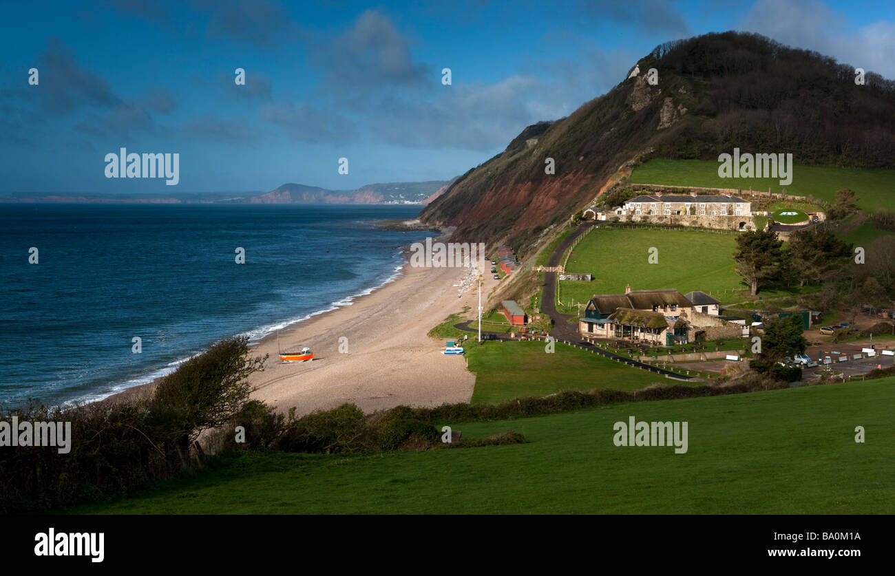 Branscombe beach hi-res stock photography and images - Alamy