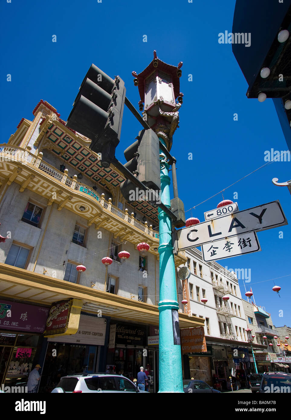 Clay street chinatown san francisco hi-res stock photography and images ...