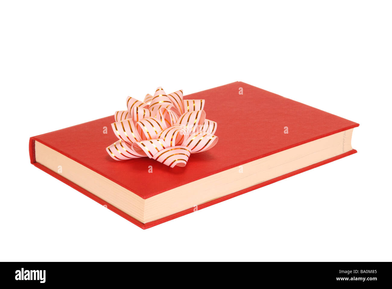 Book with Bow Stock Photo - Alamy