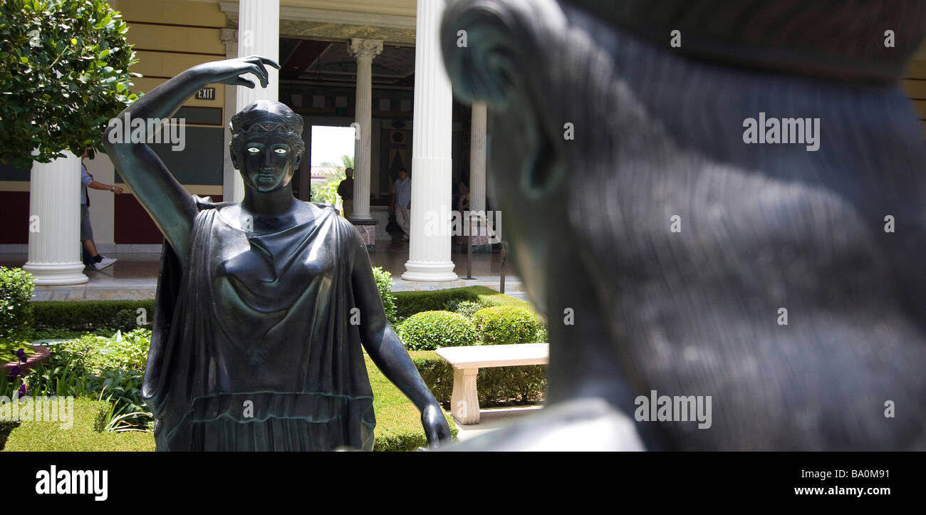 Statue in the Getty Villa, Los Angeles, California, USA Stock Photo - Alamy