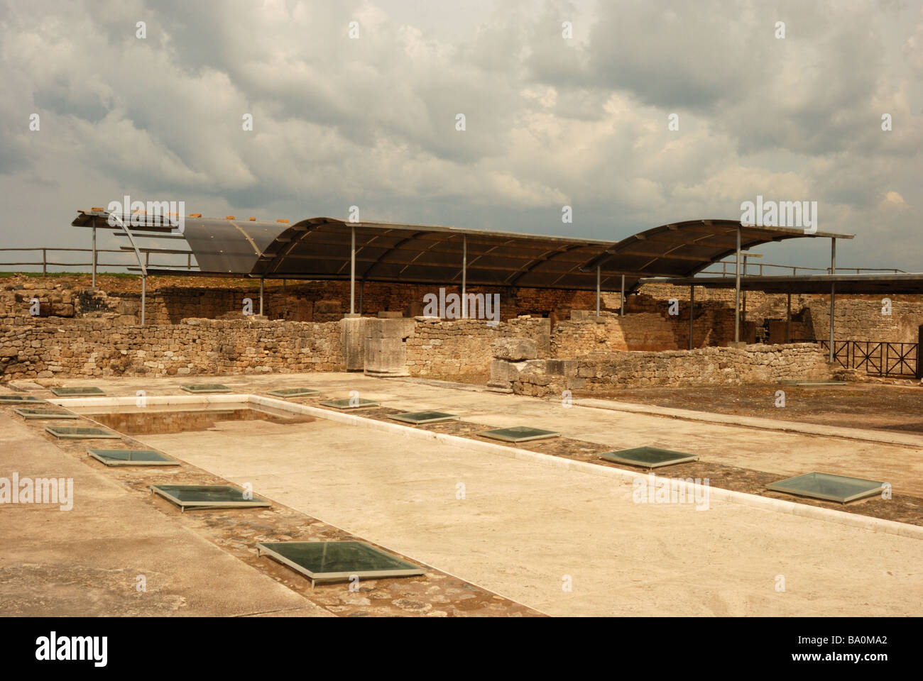 House of the Cryptoporticus in Volci Stock Photo - Alamy